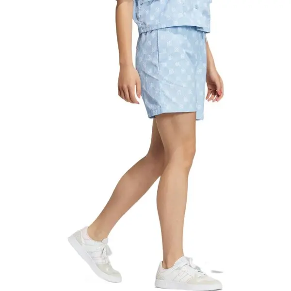 Adidas Neo Pattern Printing Lacing Casual Sports Shorts