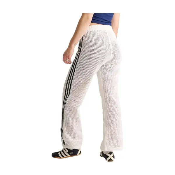Adidas Originals Knitted Crochet Track Pants - Off White