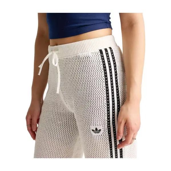 Adidas Originals Knitted Crochet Track Pants - Off White