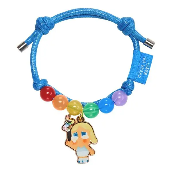 POP MART Crybaby Cheer Up Baby Rainbow Charm Bracelet - Multi-color