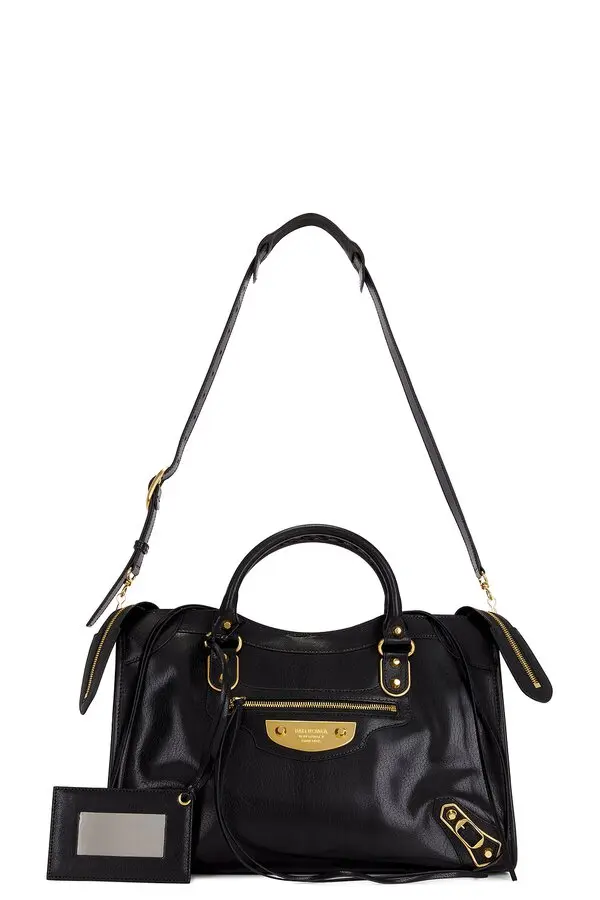 Balenciaga Le City Medium Uptown Bag - Black