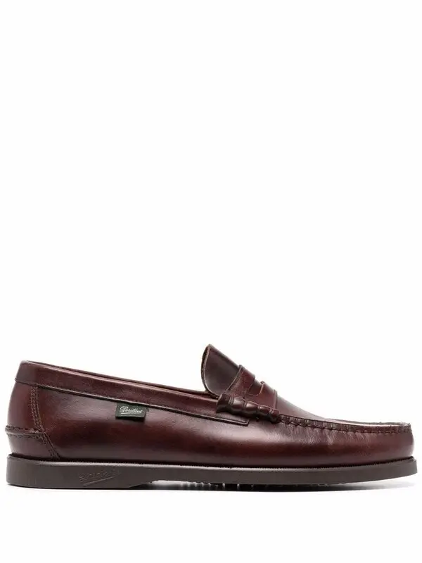 Paraboot Leather Penny Loafers - Brown