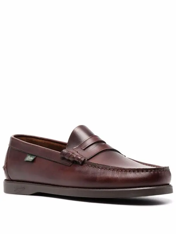 Paraboot Leather Penny Loafers