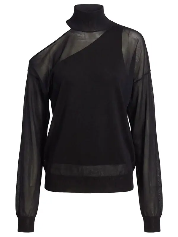 Fendi Silk Organza Top