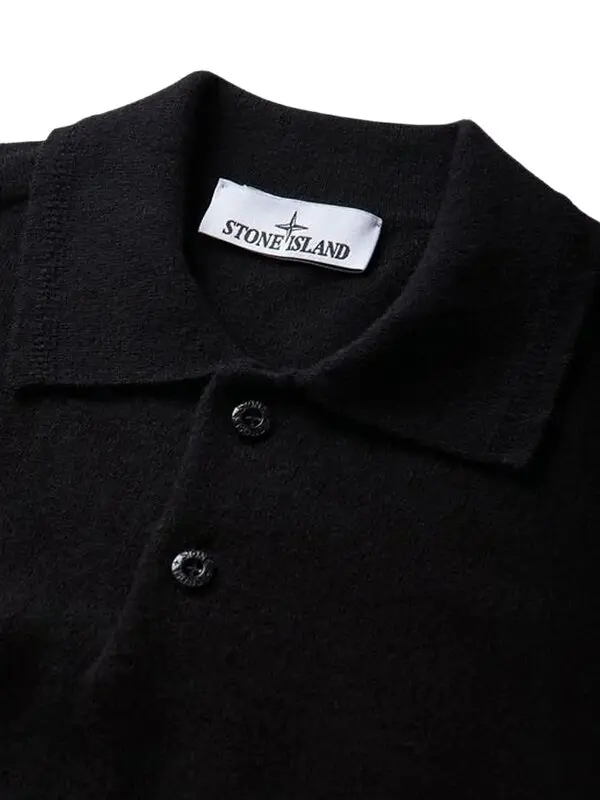 Stone Island Polo Sweater With Buttons Relaxed Fit