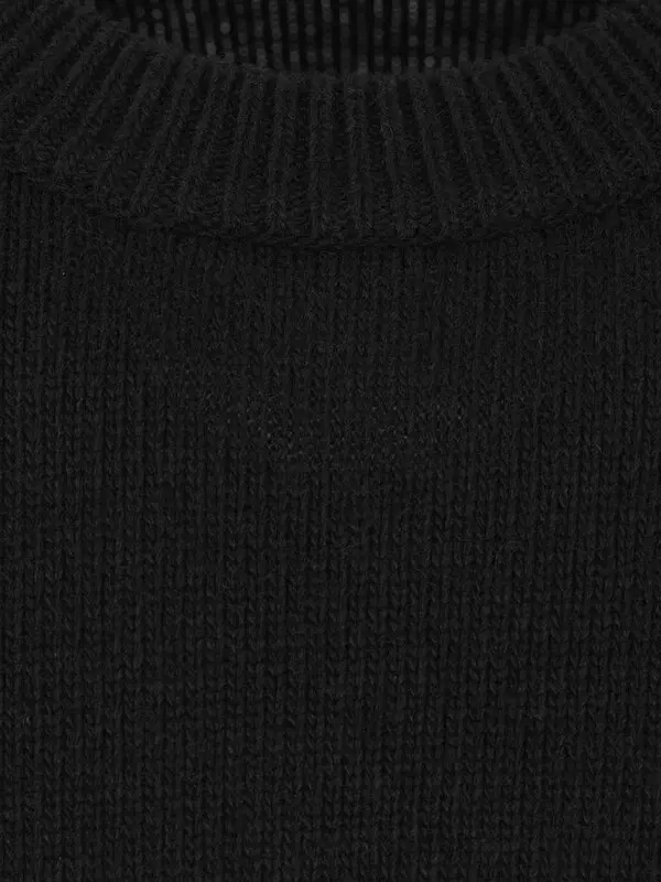 Stone Island Crew Neck Sweater - Black