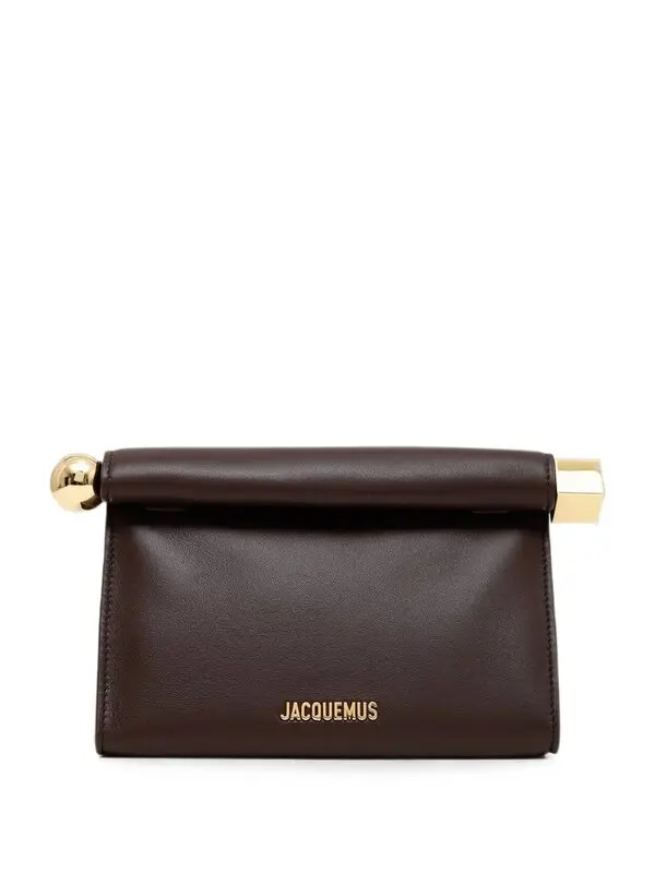 Jacquemus Le Sac Rond Carre In Nappa