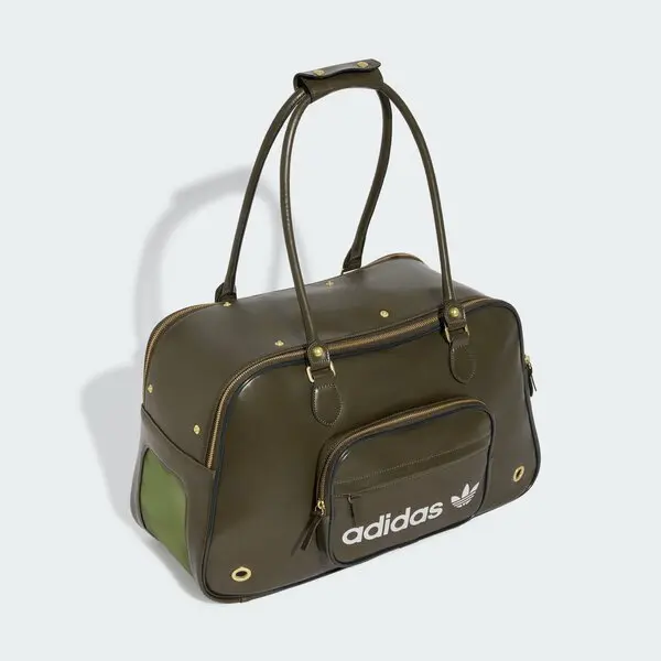 Adidas Pet Shoulder Bag Carrier With Adjustable Straps And Mesh Panels - Shadow Olive