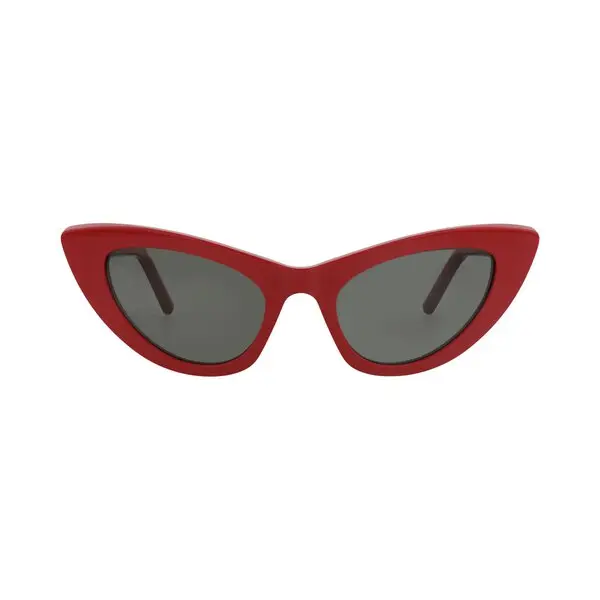 Saint Laurent Cat Eye-frame Recycled Acetate Sunglasses /grey