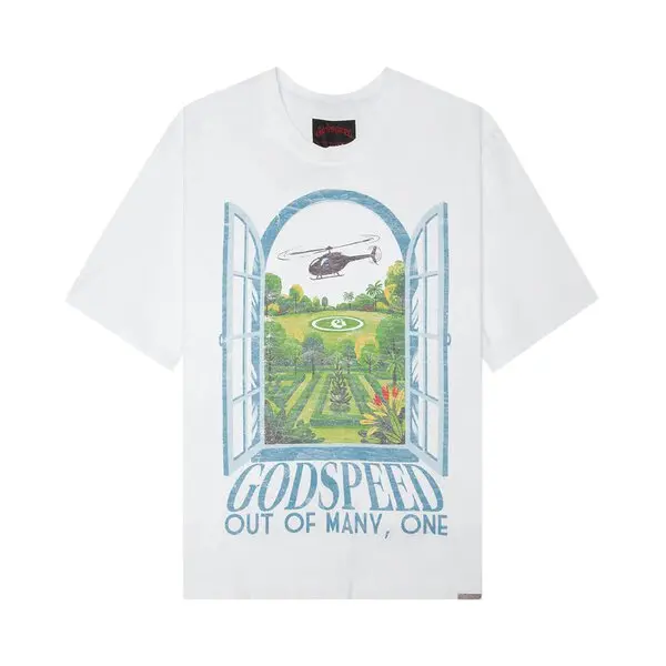 GODSPEED Helipad Dreams T-shirt 'bone