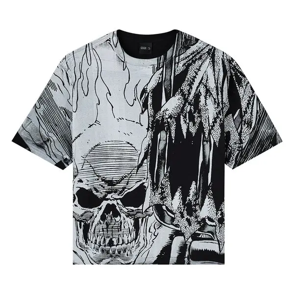 OVO X Marvel Ghost Rider Splash Page Tee