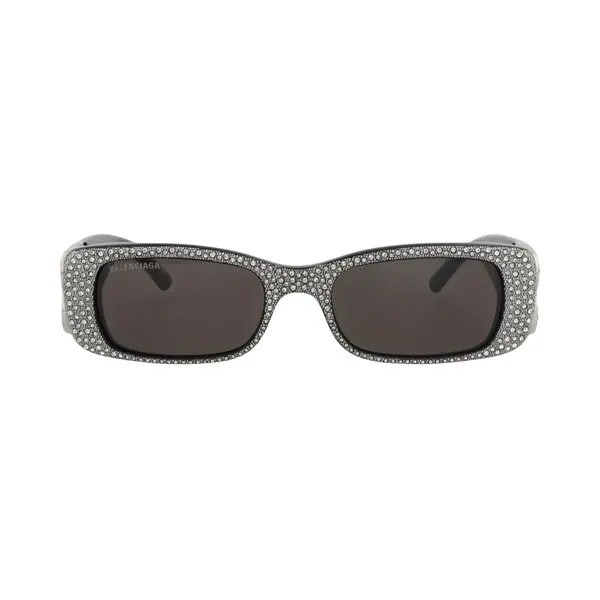 Balenciaga Square-frame Recycled Acetate Sunglasses /silver/grey
