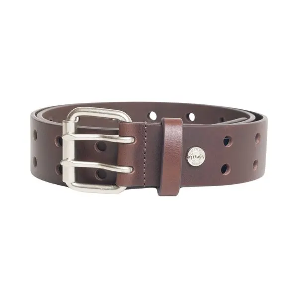 StÜssy Punch Out Leather Belt