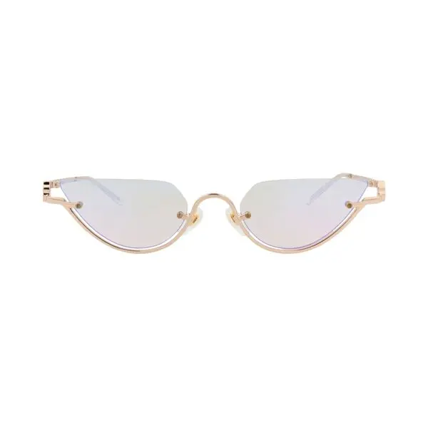 Gucci Cat Eye-frame Metal Sunglasses /yellow - Gold
