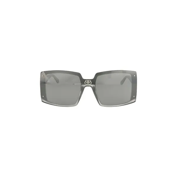 Balenciaga Square Frame Sunglasses 'ruthenium