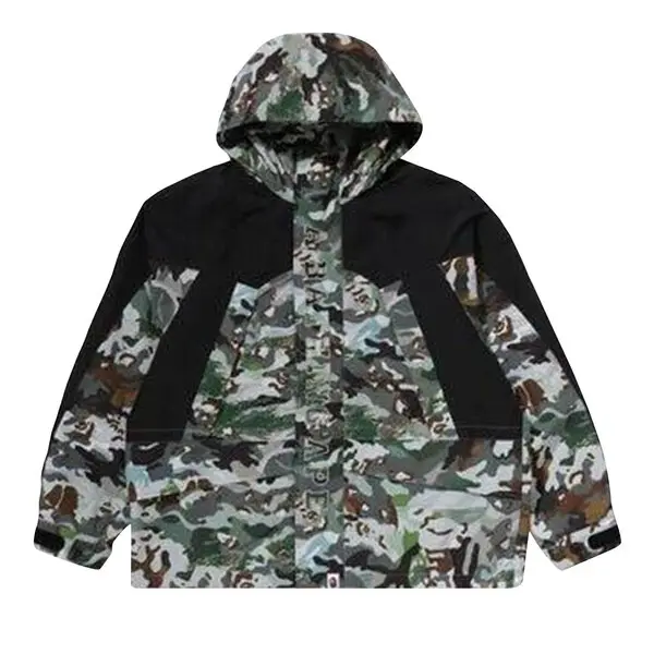 A BATHING APE Hybrid Camo Snowboard Jacket 'olivedrab