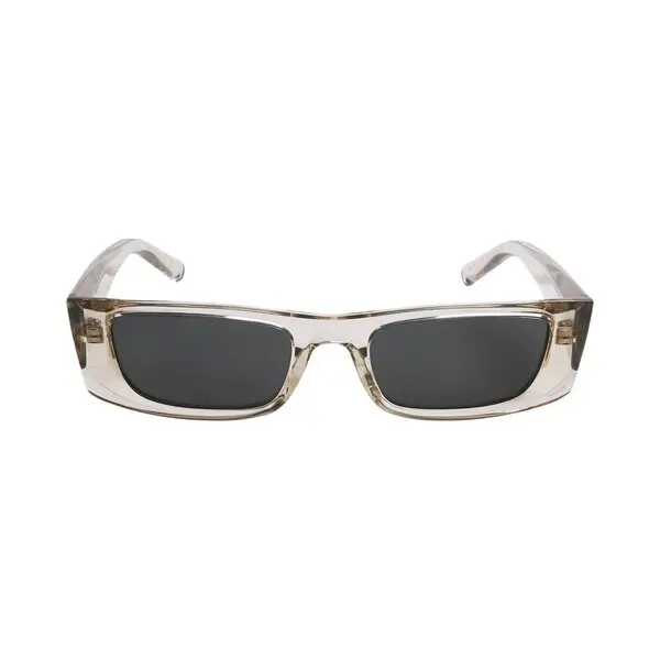 Saint Laurent Square Injection Sunglasses 'beige/grey