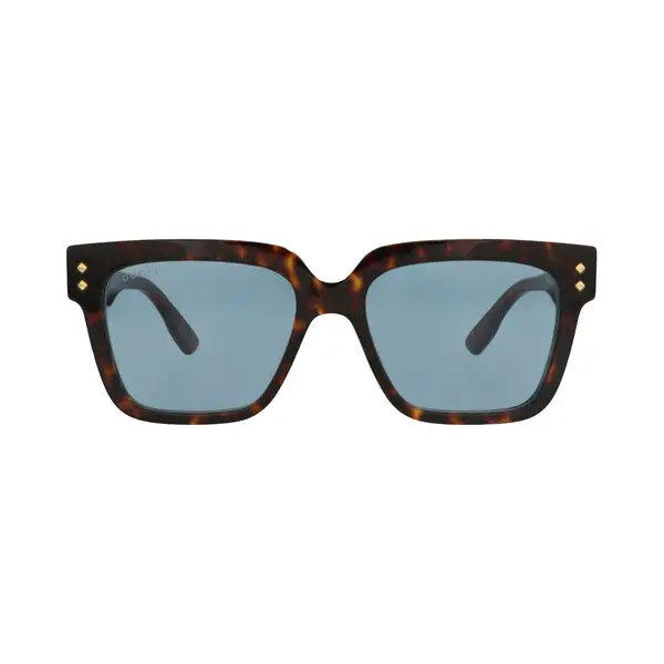 Gucci Square-frame Acetate Sunglasses 'havana/light Blue