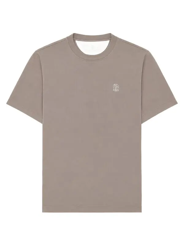 Brunello Cucinelli T-shirt Con Logo