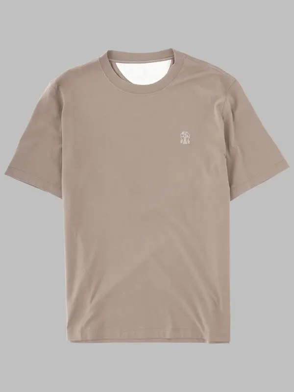 Brunello Cucinelli T-shirt Con Logo