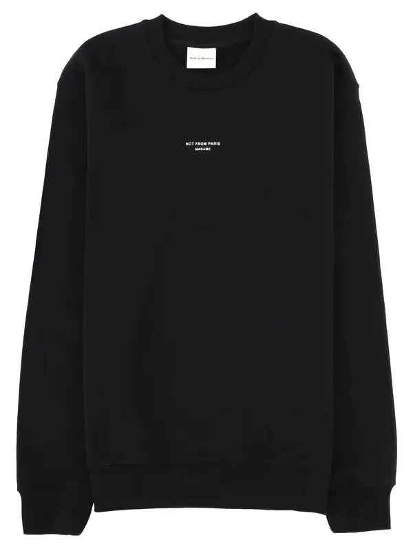Drole De Monsieur Felpa "slogan - Black