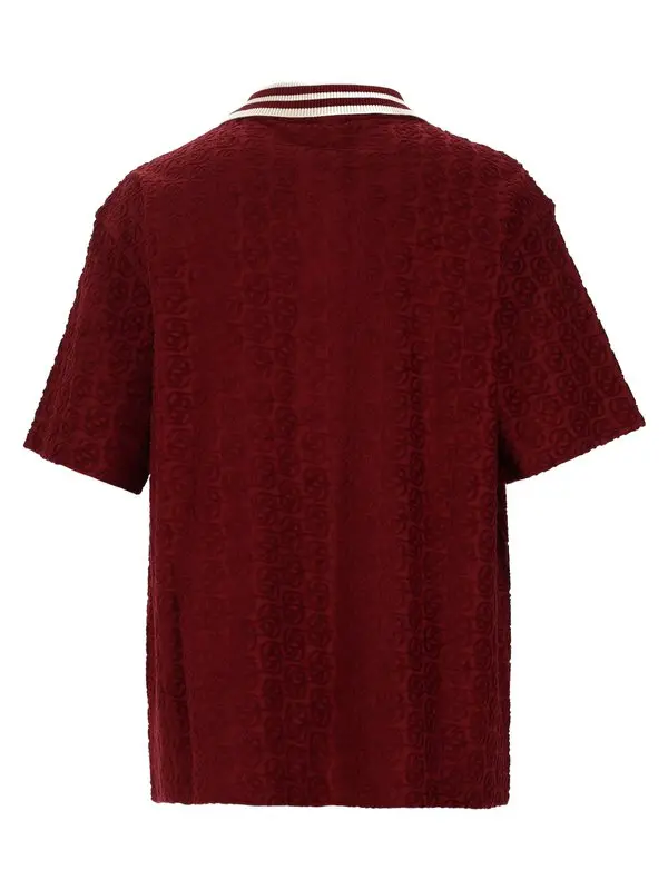 Drole De Monsieur Camicia Monogram In Cotone