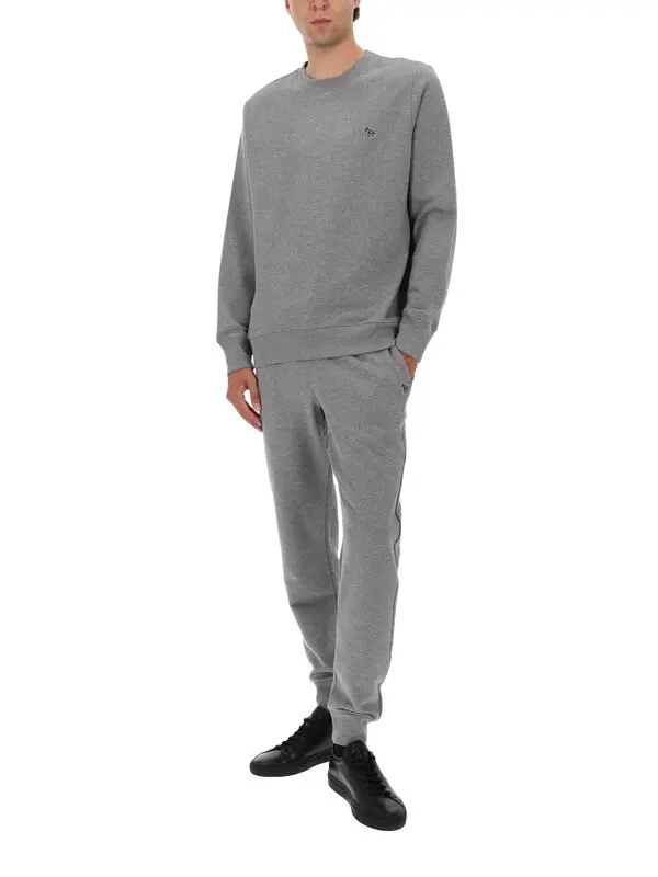 Paul Smith Pantalone Jogger Con Patch Zebra