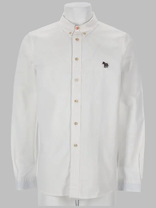 Paul Smith Camicia Con Patch Zebra
