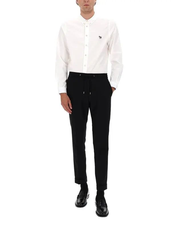 Paul Smith Camicia Con Patch Zebra