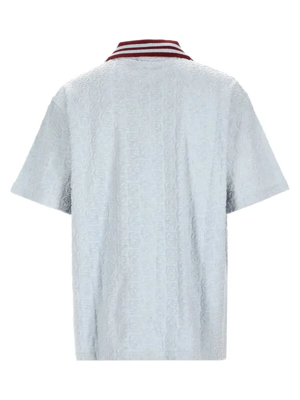 Drole De Monsieur Camicia Monogram In Cotone