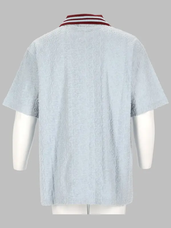 Drole De Monsieur Camicia Monogram In Cotone