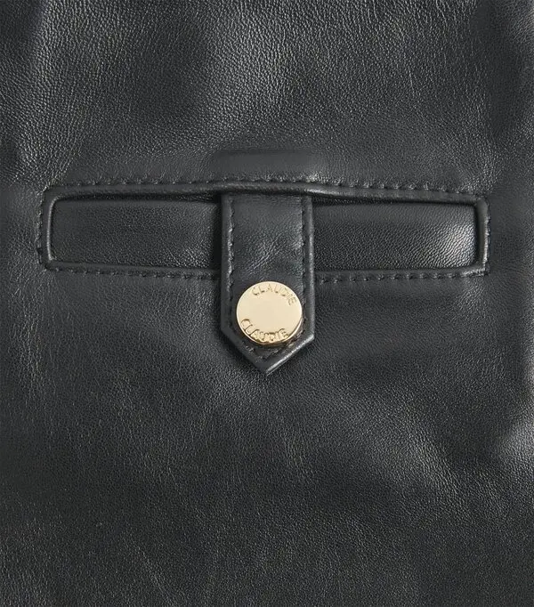 Claudie Pierlot Lambskin Mini Skirt