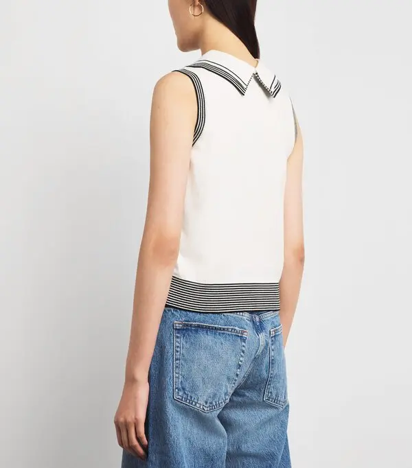 Claudie Pierlot Wool-blend Sailor Top