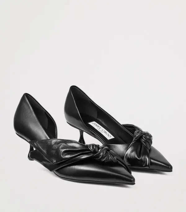 JIMMY CHOO Issy 50 Leather Pumps