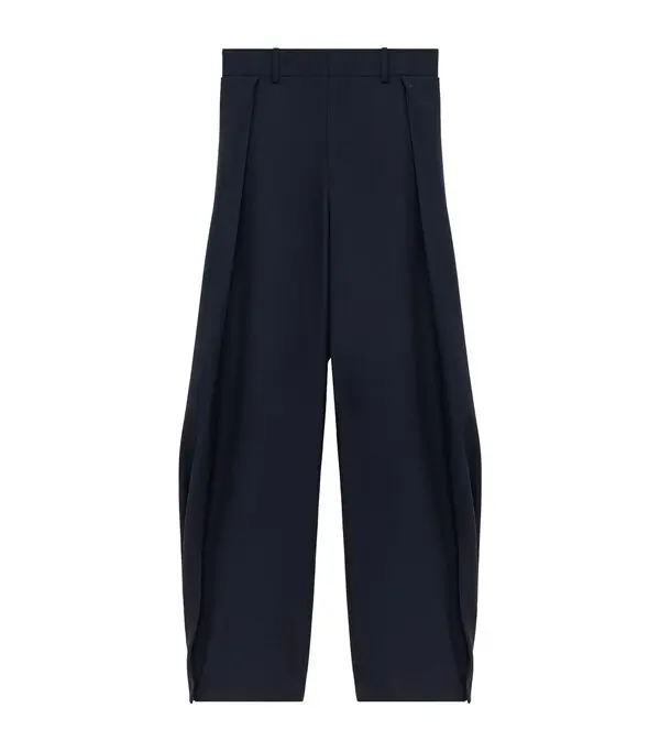 Loewe Wool-blend Pleated Trousers