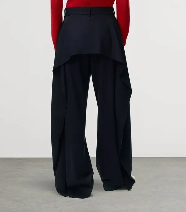 Loewe Wool-blend Pleated Trousers