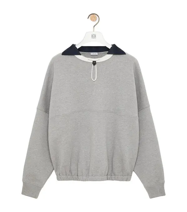 Loewe Cotton-blend Drawstring Sweatshirt