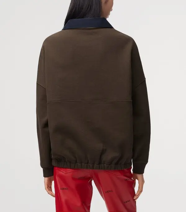 Loewe Cotton-blend Drawstring Sweatshirt
