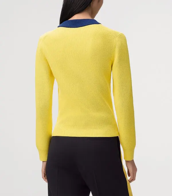 Loewe Cotton-wool V-neck Sweater
