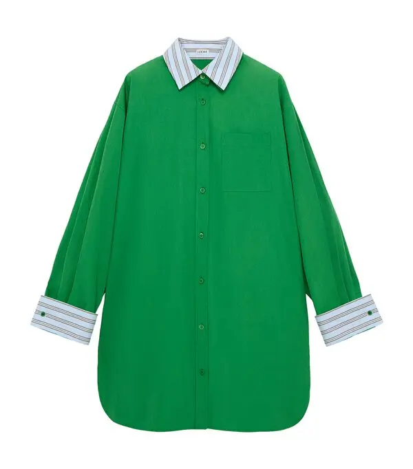 Loewe Layered Mini Shirt Dress