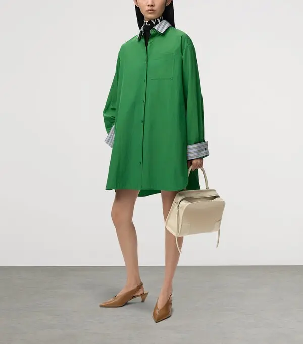 Loewe Layered Mini Shirt Dress
