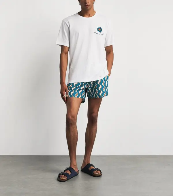 Frescobol Carioca Printed Rio Swim Shorts