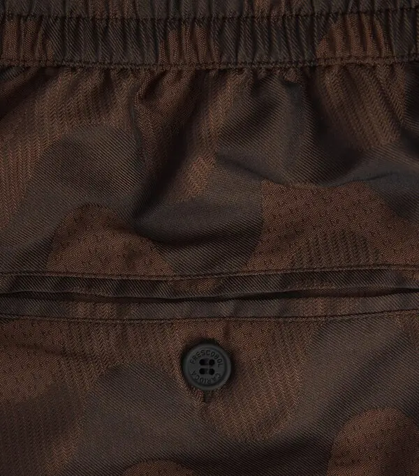 Frescobol Carioca Printed Rio Swim Shorts - Brown