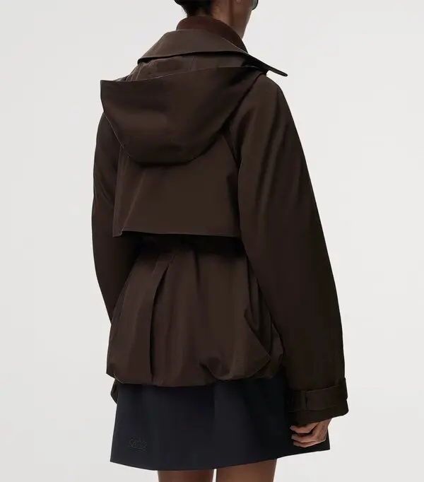 Loewe Cotton Belted Short Trench Coat