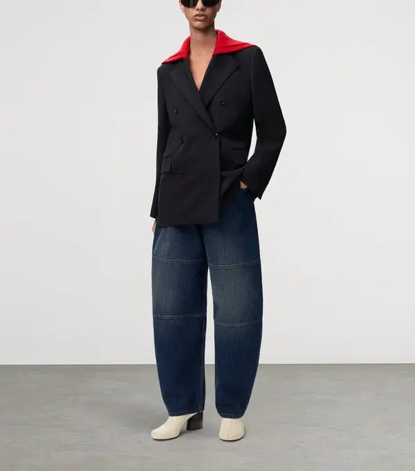 Loewe Mid-rise Barrel-leg Jeans