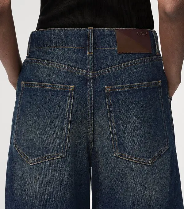 Loewe Mid-rise Barrel-leg Jeans