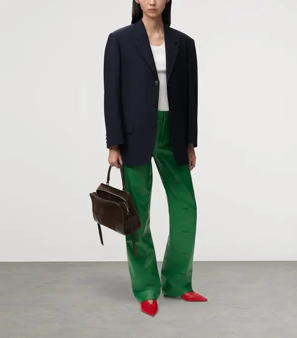 Loewe Wool Single-breasted Blazer