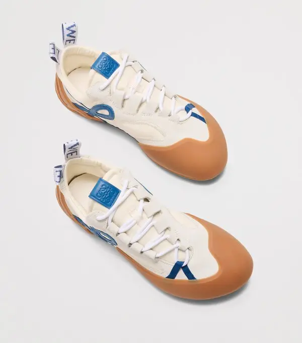 Loewe Suede-nylon Grip Sneakers