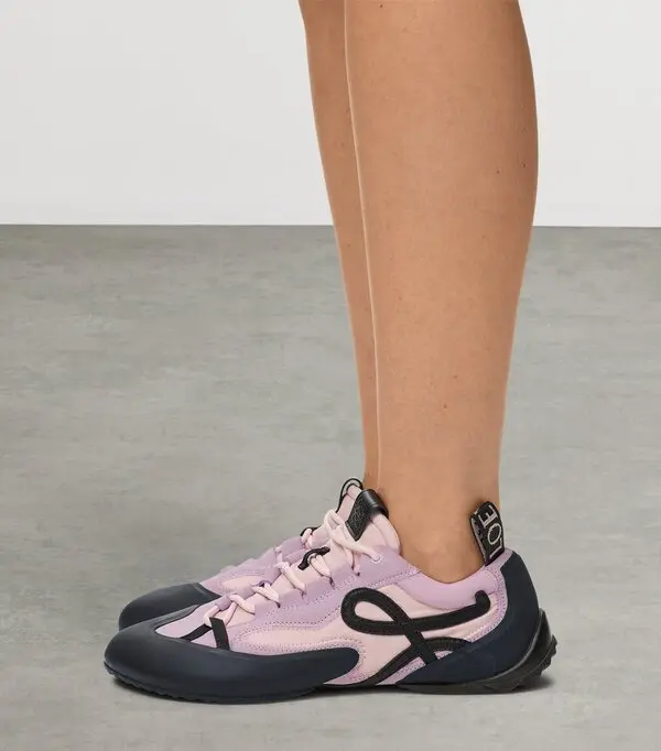 Loewe Suede-nylon Grip Sneakers