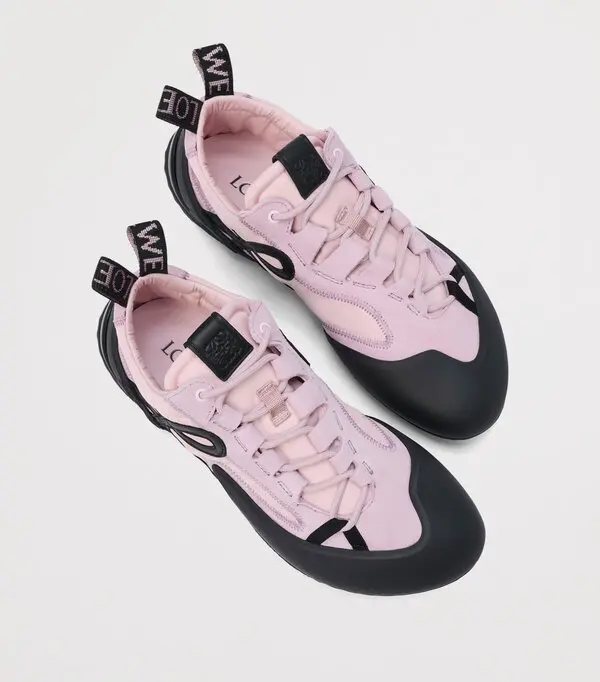 Loewe Suede-nylon Grip Sneakers